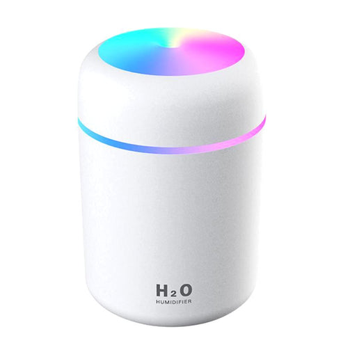 Portable USB Air Humidifier with LED Light | Cool Mist Diffuser – The ...